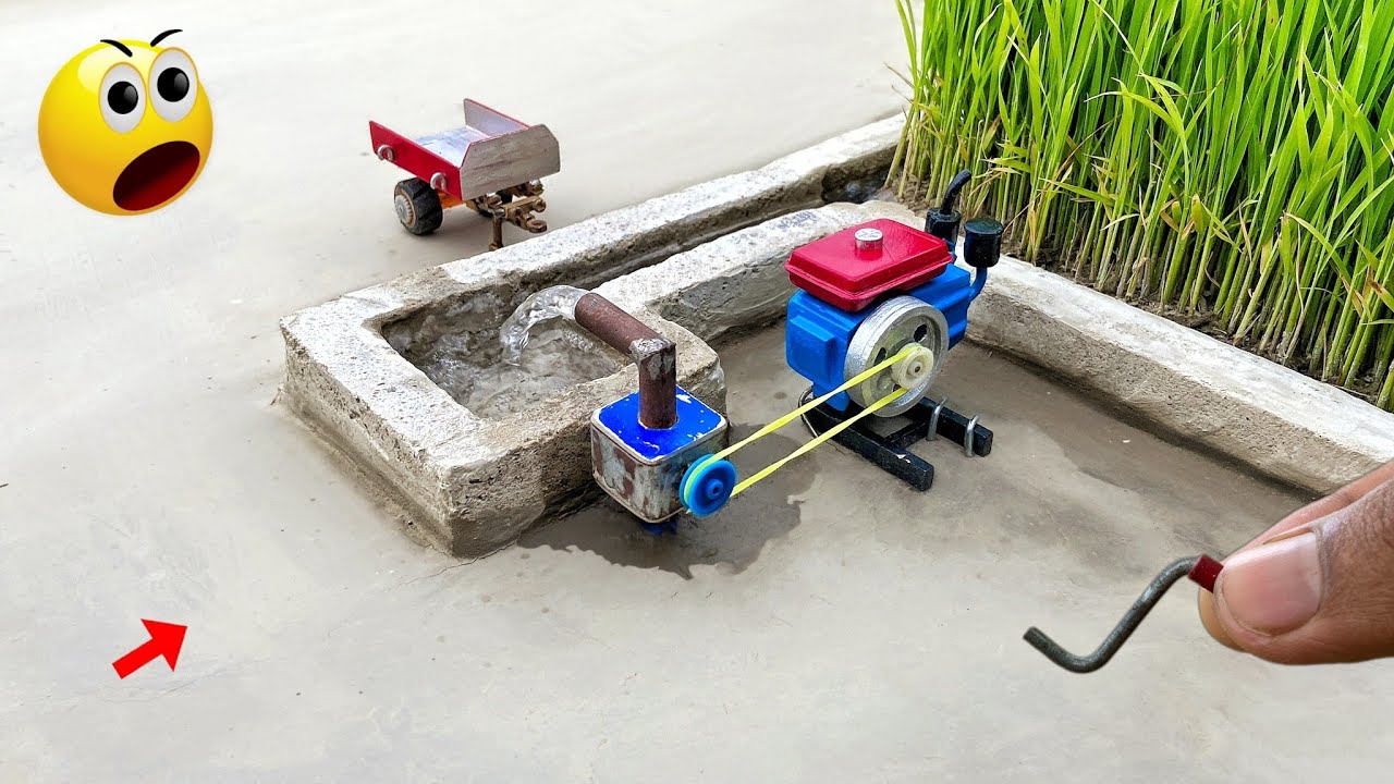 Top diy creative disel engine water pump | @sanocreator @sunfarming7533 ...