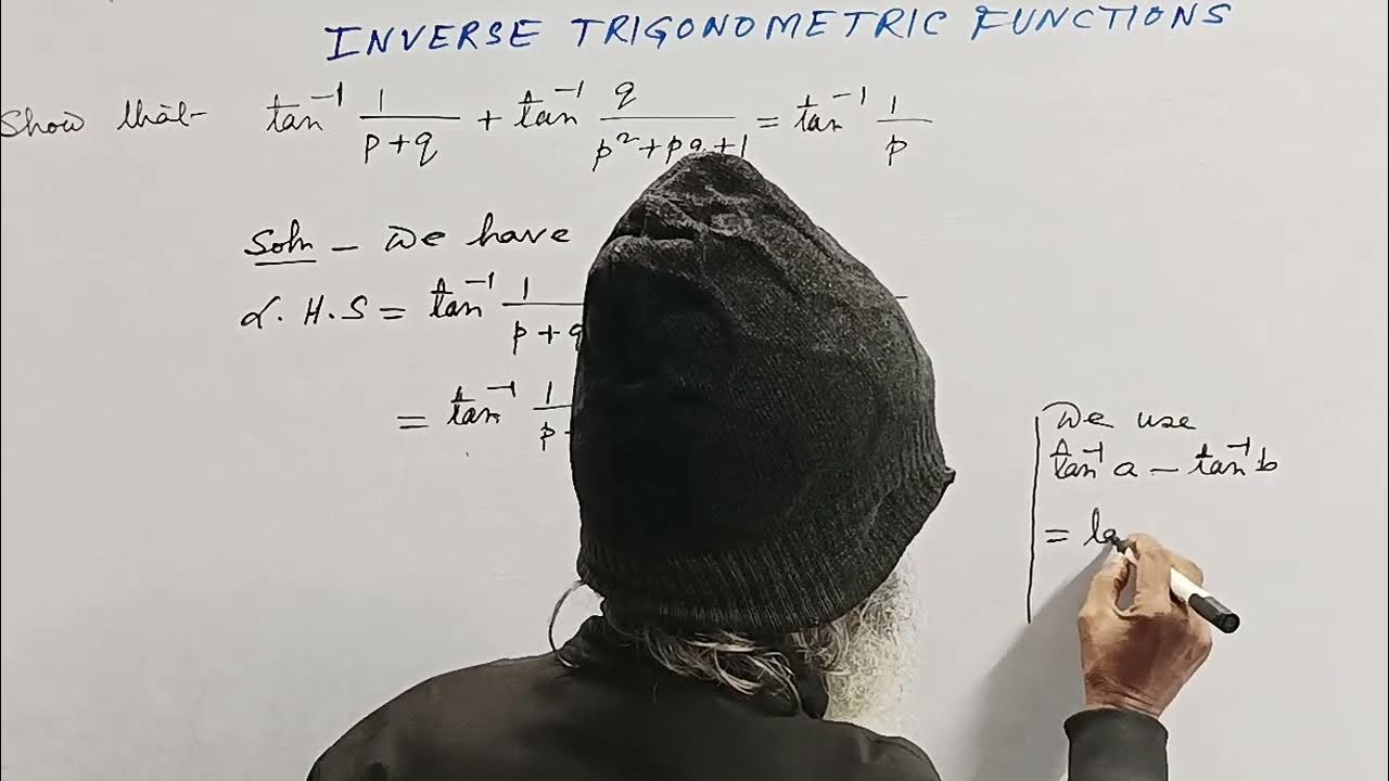 INVERSE TRIGONOMETRIC FUNCTIONS - YouTube