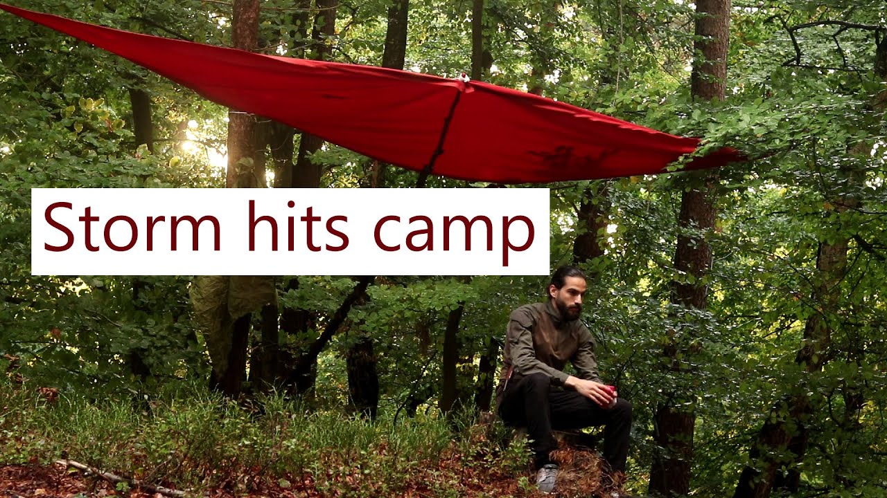 Storm hits camp | Camping with friends and family | Outdoor camping ...