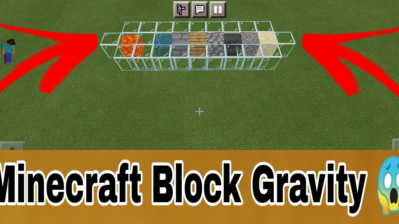 Minecraft Block Gravity 😱😱. - YouTube