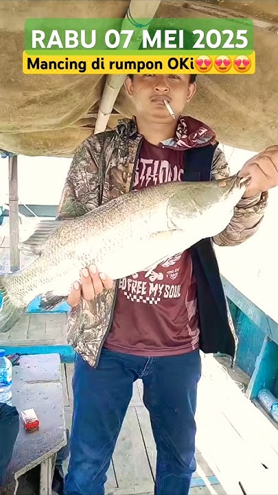 07 Mei 2025 hasil ampulan rumpon OKI Morodemak #mancingkakap #fishing - YouTube