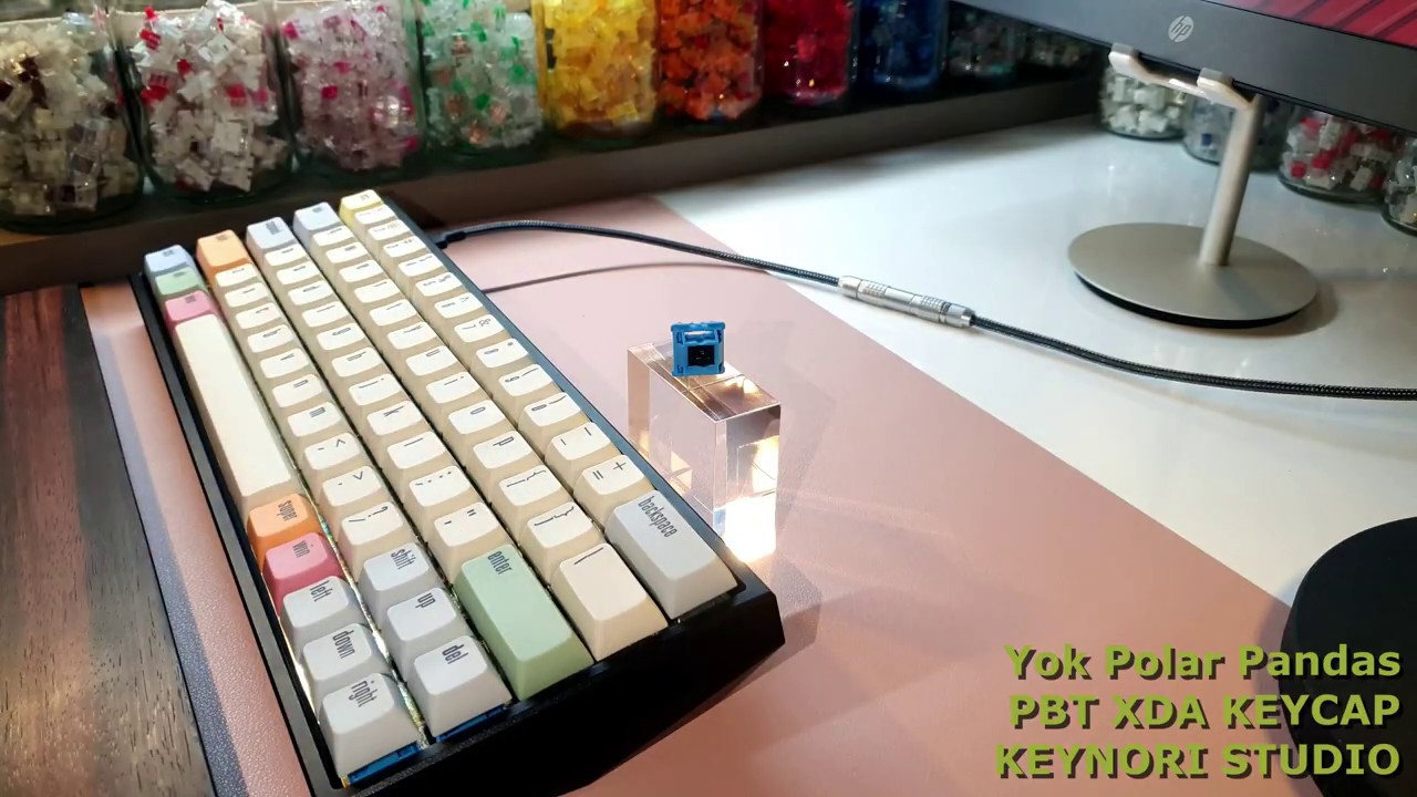 Yok Polar Pandas Switch Typing Sounds ASMR PBT XDA Profile Keycap yok-polar-pandas-switch-typing-sounds-asmr-pbt-xda-profile-keycap