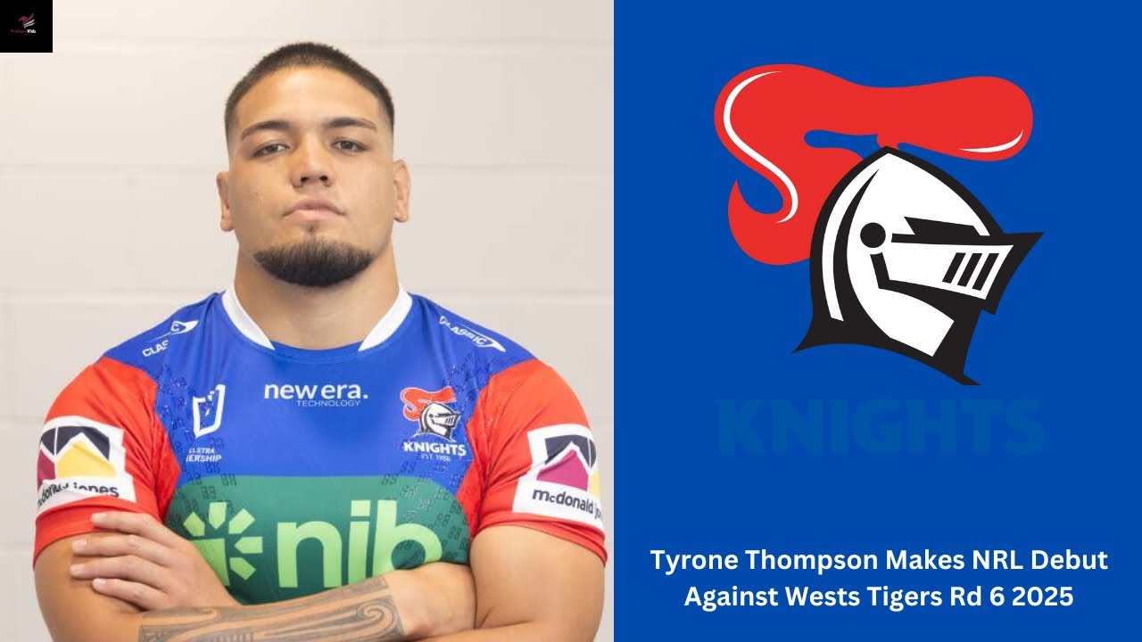 Tyrone Thompson Makes NRL Debut Against Wests Tigers Rd 6 2025 - YouTube