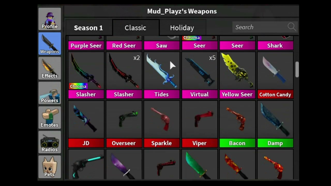Mud_Playz inventory - YouTube