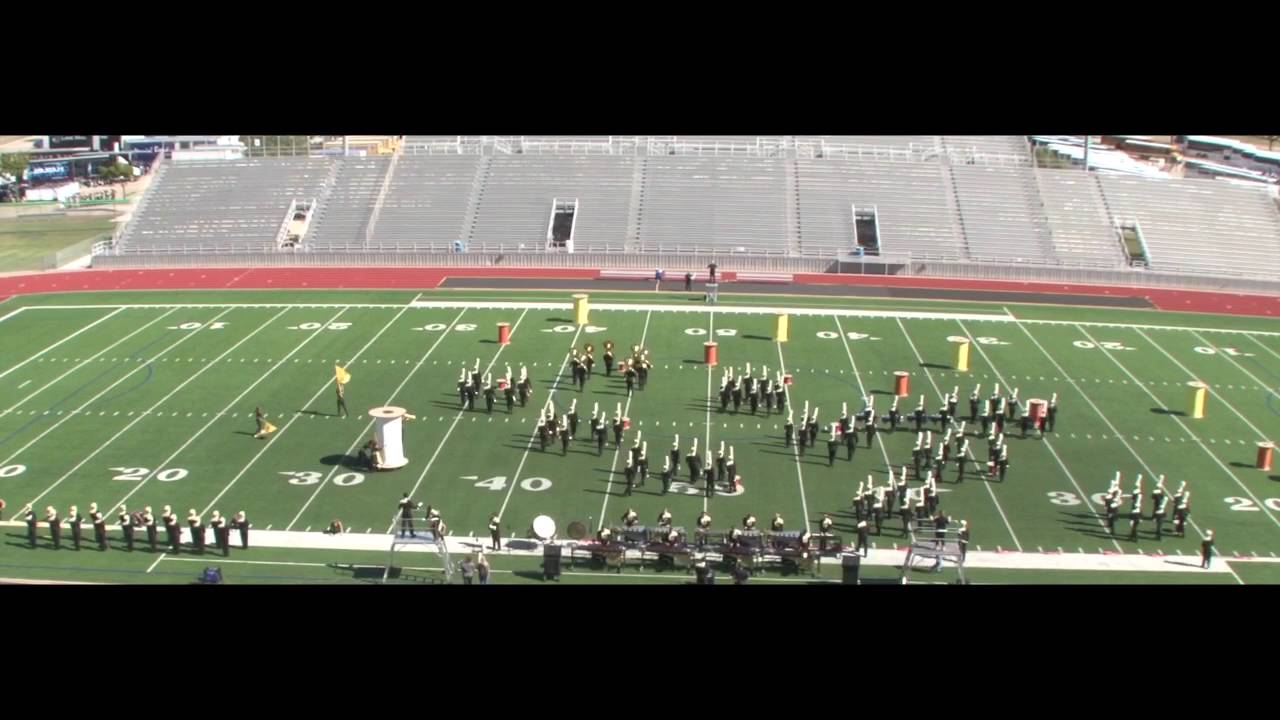The Colony High School Marching Band "By a Thread" 2015 - YouTube