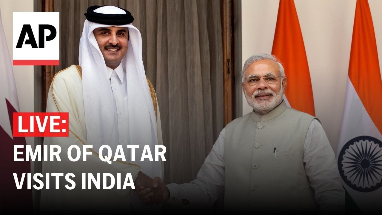 LIVE: India’s PM Modi meets Emir of Qatar in New Delhi - YouTube