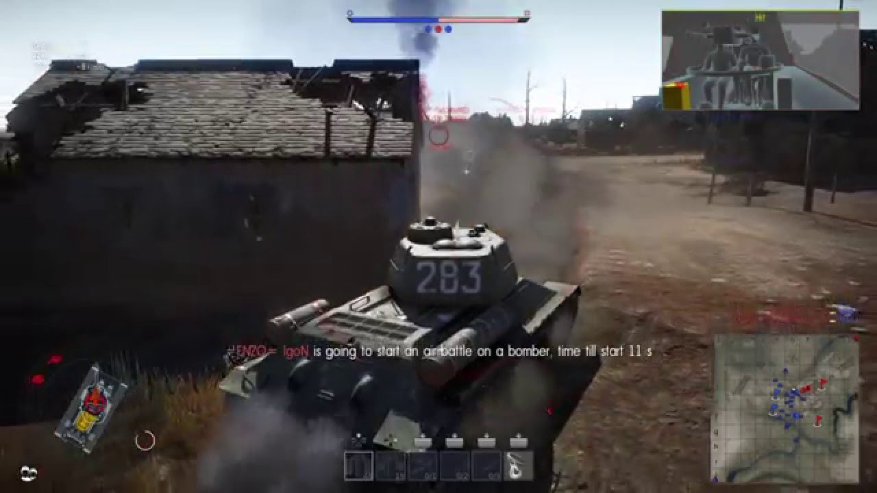 War Thunder - Bug, Shoot through a wall...? - YouTube