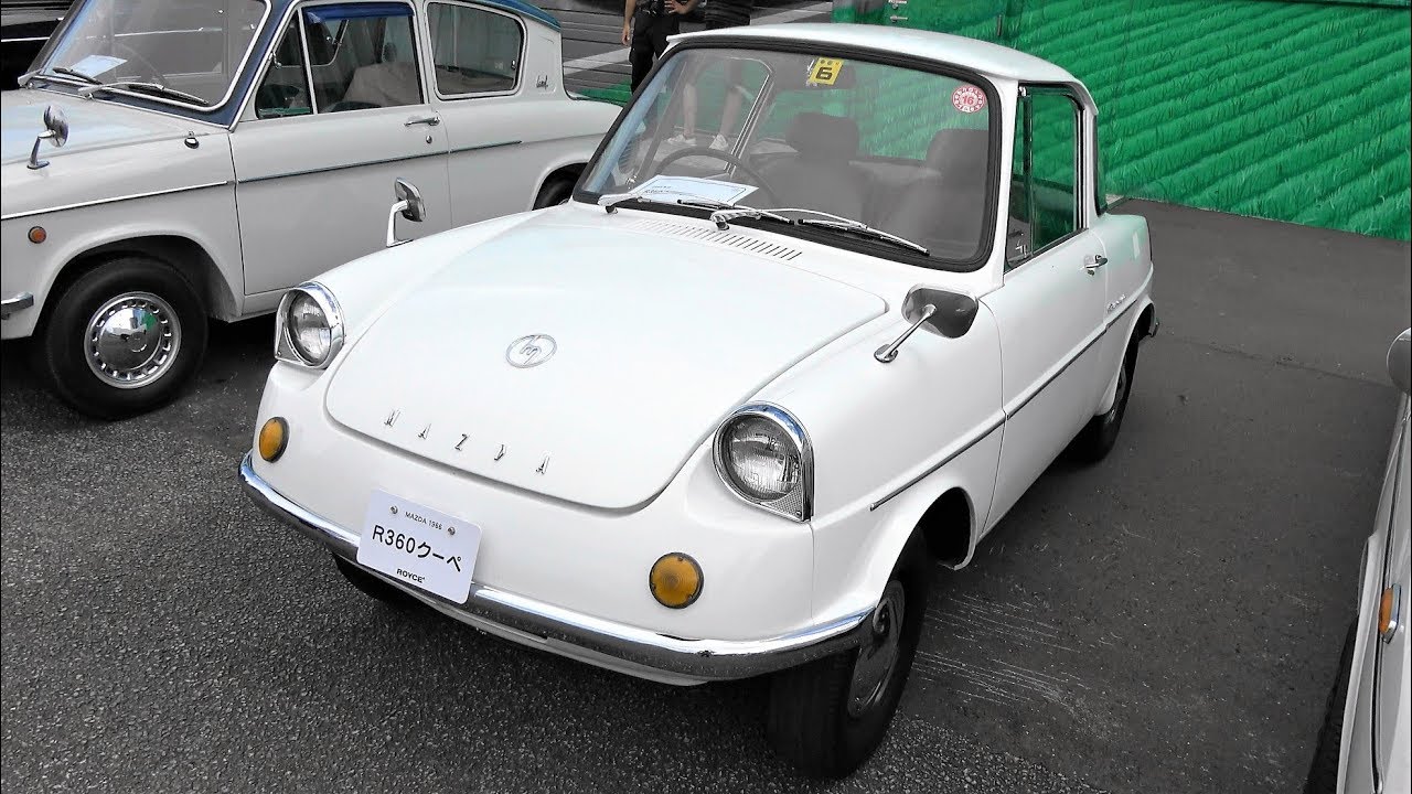 1966 MAZDAマツダR360 COUPE クーペ - ロイズ クラシックカーフェスティバルinふと美 2018 - YouTube