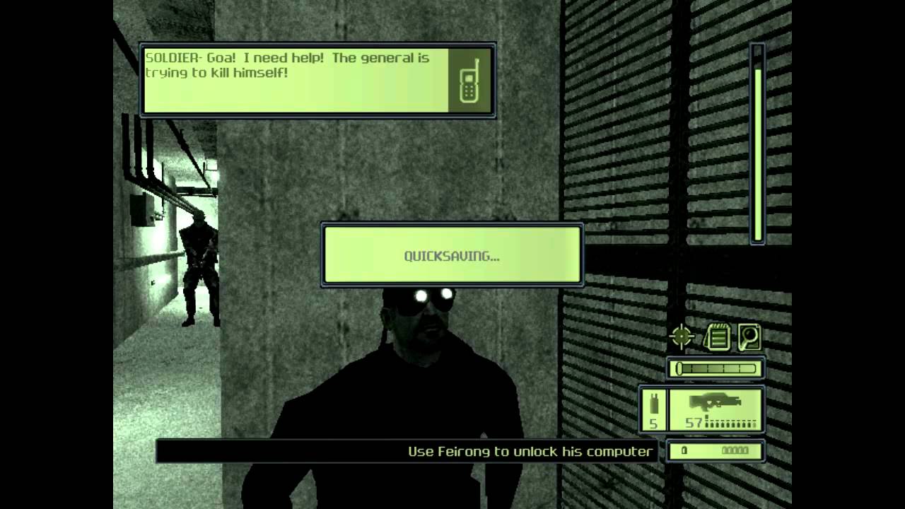 Let's Play Splinter Cell -Part 29- The Keypad Run - YouTube