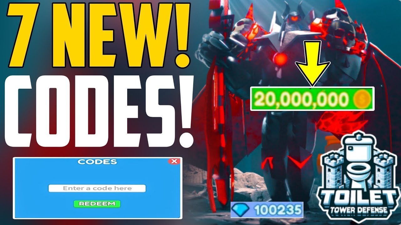 EP-76⚡PART-1🛜TOILET TOWER DEFENSE ROBLOX CODES -TOILET TOWER DEFENSE ...