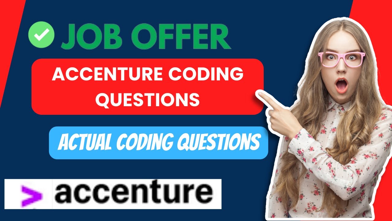 Cracking Accenture Coding Questions 2024 Accenture Assessment June 2024 Youtube