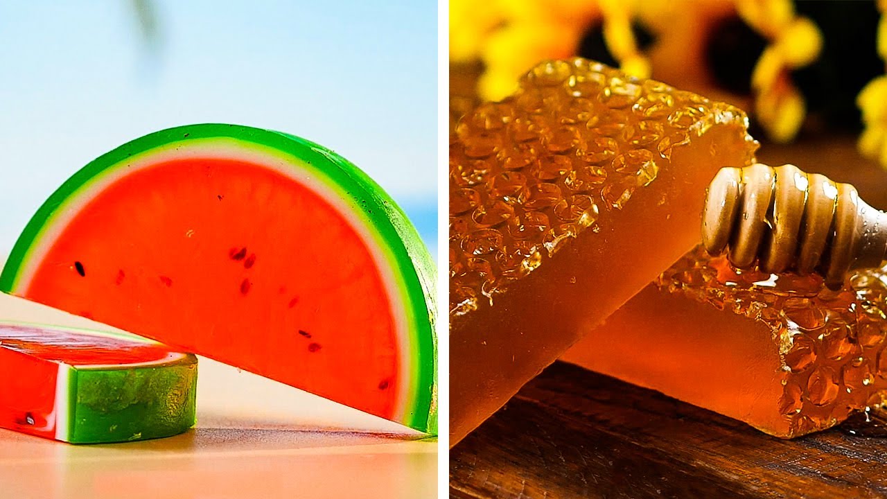 AWESOME SOAP IDEAS YOU CAN MAKE AT HOME || 5-Minute Recipes With Soap ...