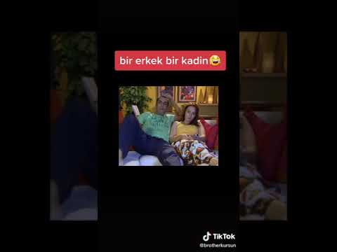 Bir erkek bi kadın komik sahneler