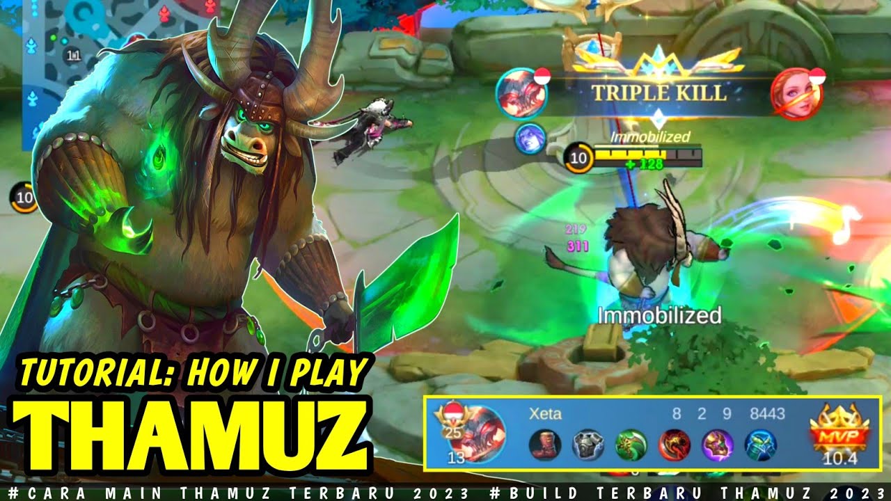 TUTORIAL: HOW I PLAY THAMUZ TOP GLOBAL || CARA MAIN THAMUZ TERBARU 2024 ...