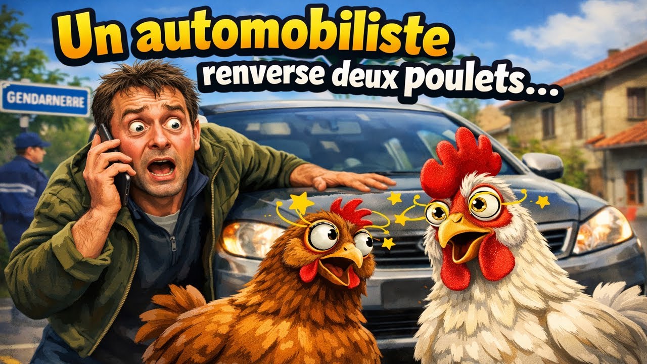🤦 Un automobiliste renverse deux poulets… 🐔🐔🤣 Blague du Jour - YouTube