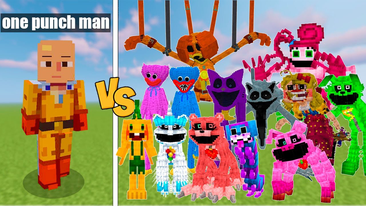 ONE PUNCH MAN vs TEAM POPPY PLAYTIME (Poppy Playtime Chapter 3 ...