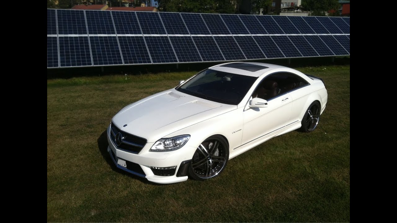 CKM CAR DESIGN Mercedes CL65 AMG Startup exhaust sound revving - YouTube