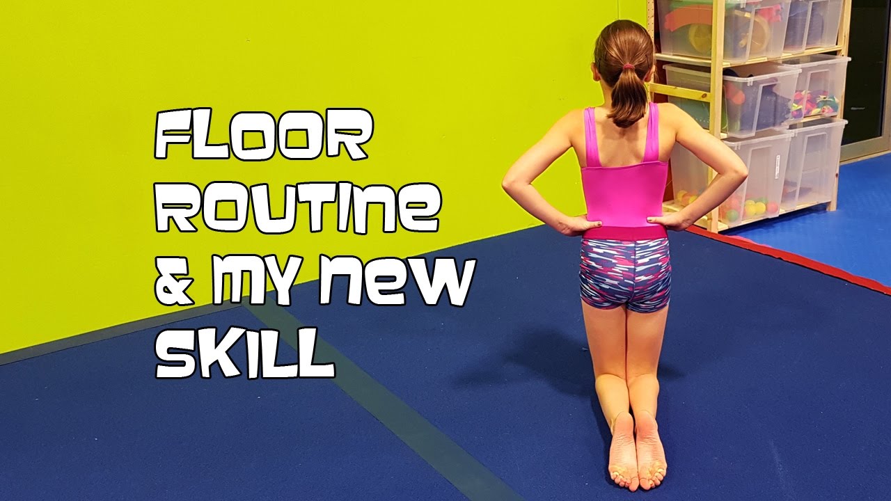 Floor Routine & My New Skill | Gymnastics With Bethany G - YouTube