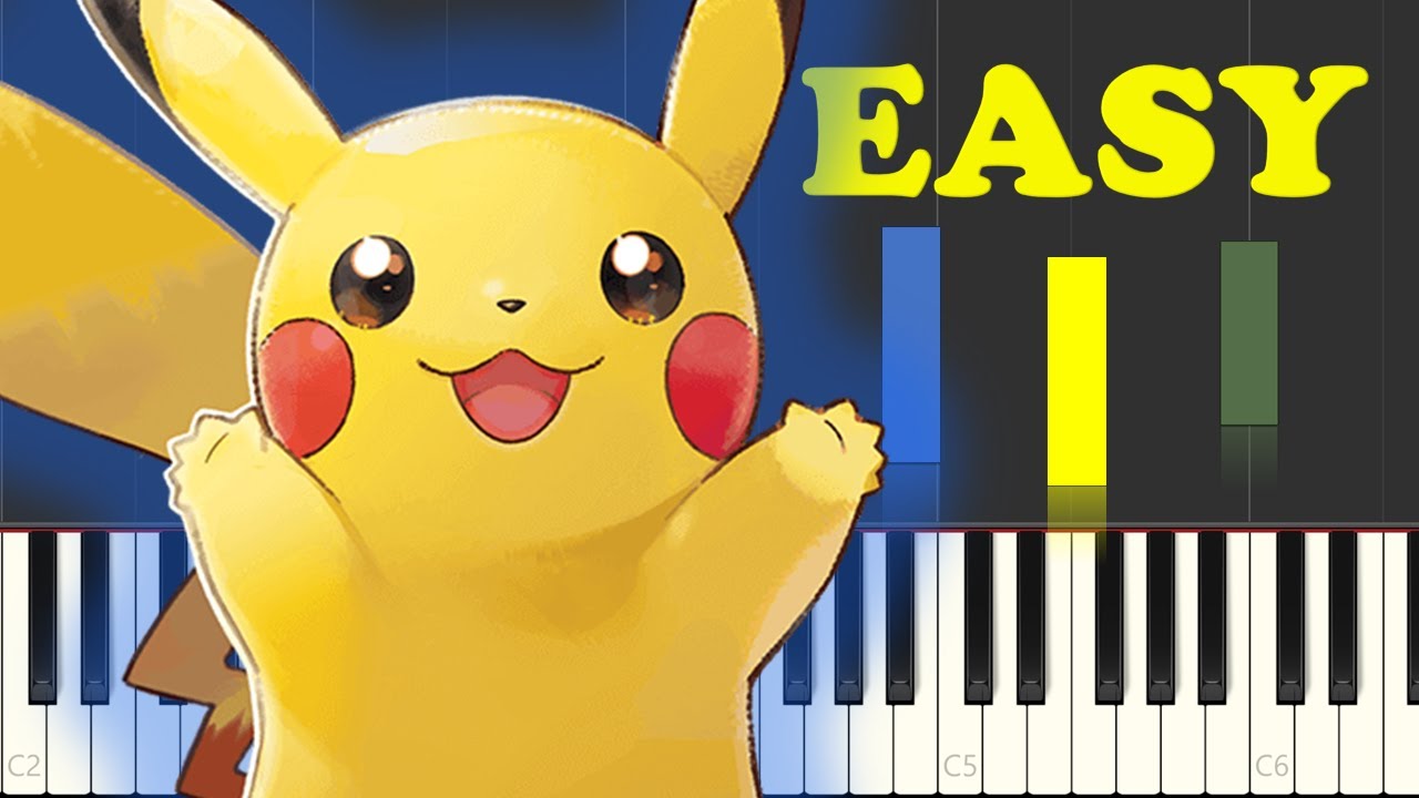 Nintendo Pokemon Poke Centre Theme Song Piano Tutorial - YouTube