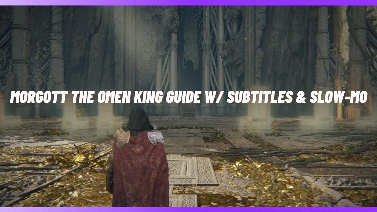 Morgott the Omen King Guide Elden Ring - YouTube