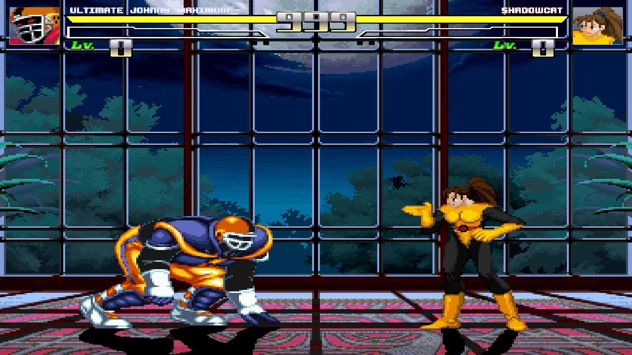 ULTIMATE JOHNNY MAXIMUM vs SHADOWCAT [SuperHeroes Mugen Epic Battle #39 ...