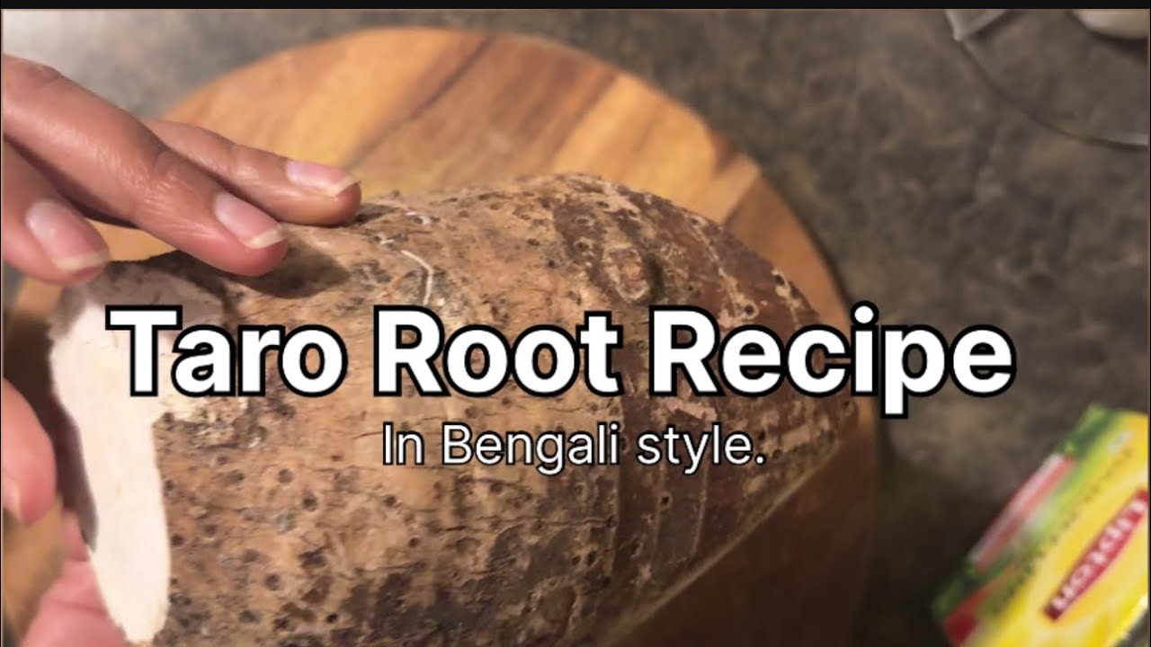 Taro Root Recipe in Bengali Style | Kochu Chingri Bata @cookotale - YouTube