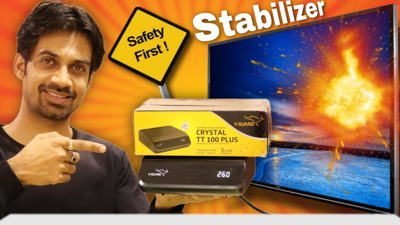 V-Guard Crystal TT 100 Plus Stabilizer | Explained EXTERNAL STABILIZER ...