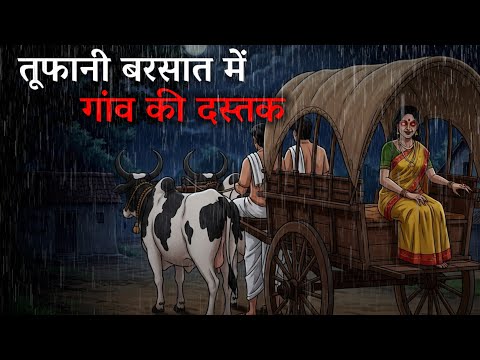 तूफानी बरसात में गांव की दस्तक | Tufani barsat | Horror story in hindi | Horror kahani