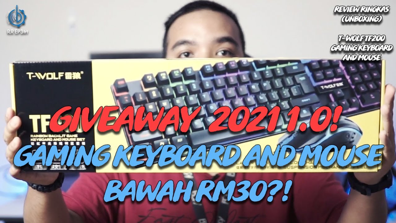 [GIVEAWAY] Gaming Keyboard & Mouse Under $8 (RM30) ?! | Review Ringkas ...