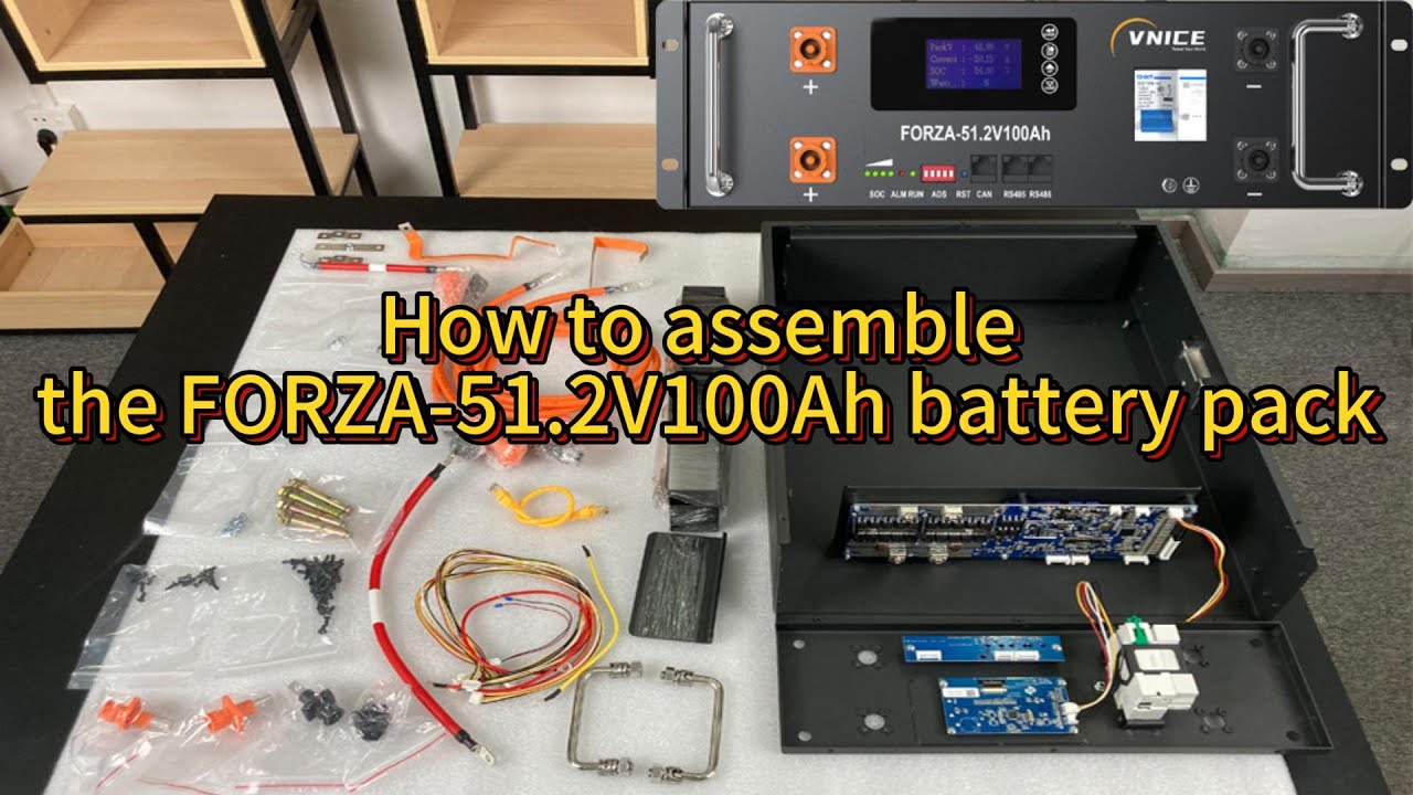 How to Assemble FORZA-51.2V 100Ah Battery Pack Box DIY Kit Bundle With ...