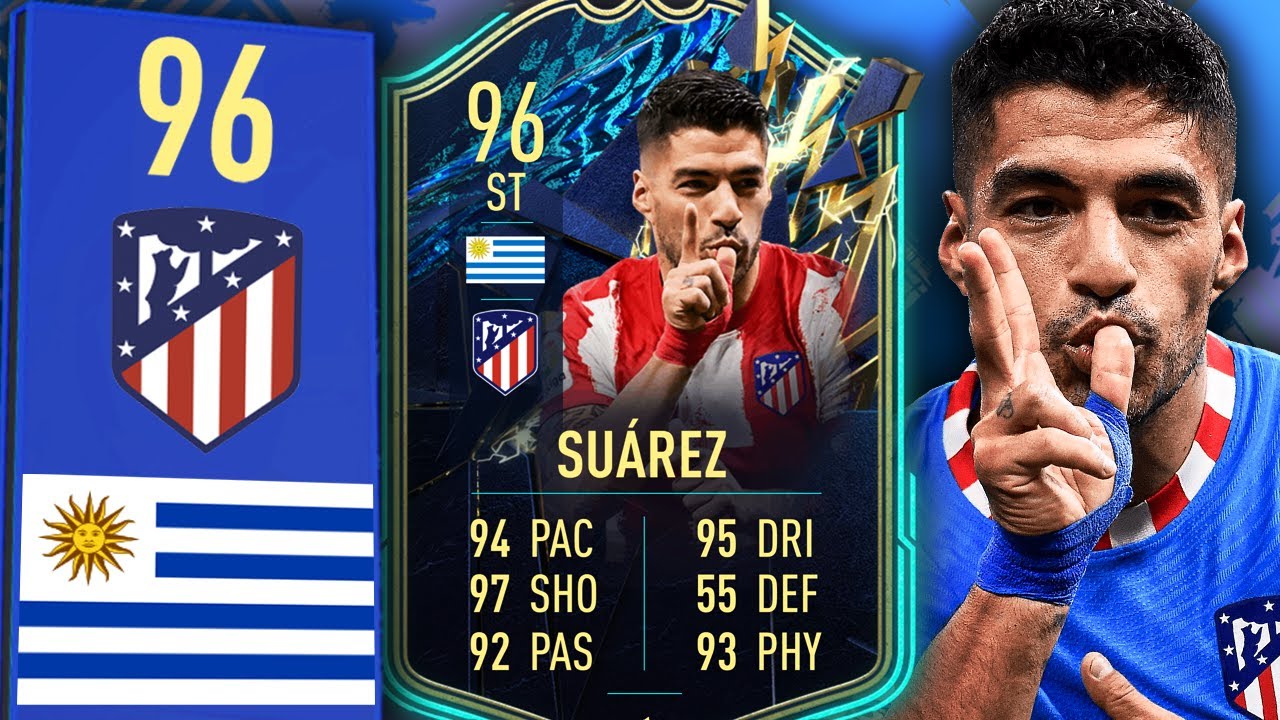 Trzecia najpotężniejsza karta napastnika w FIFA 22! - TOTS Luis Suarez ...