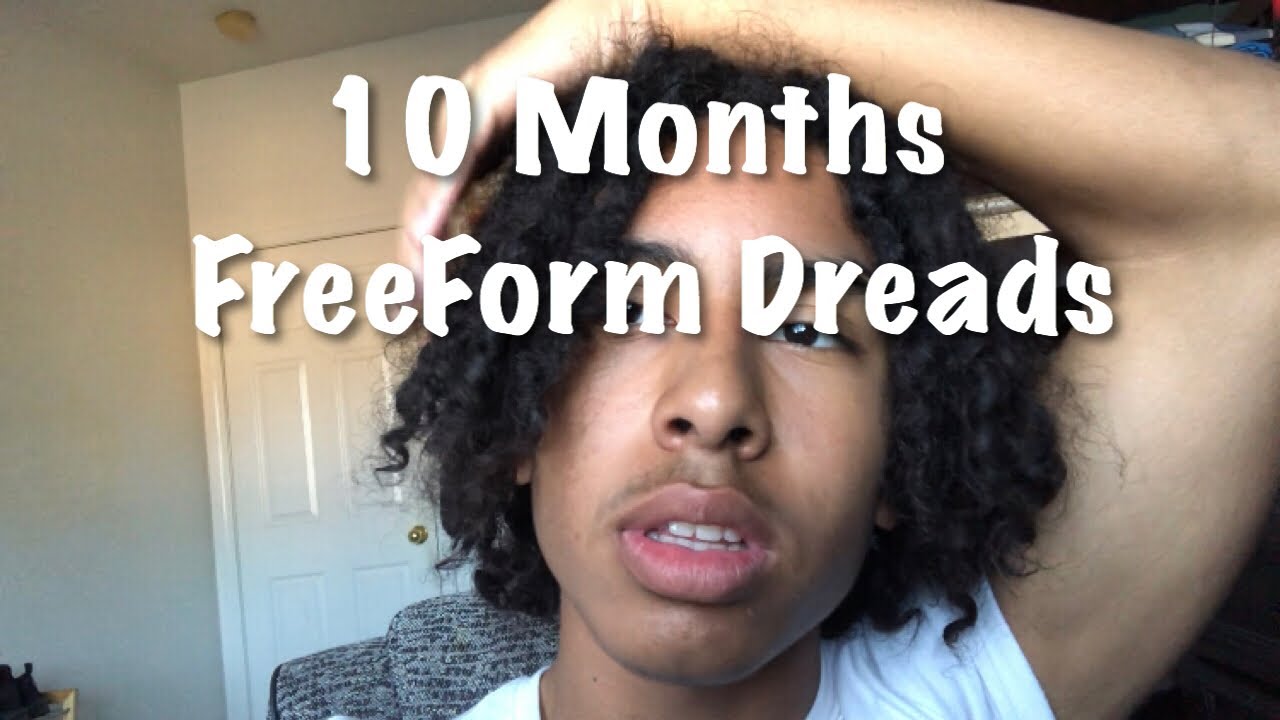 10 Month Freeform Dreads Update (curly hair) - YouTube