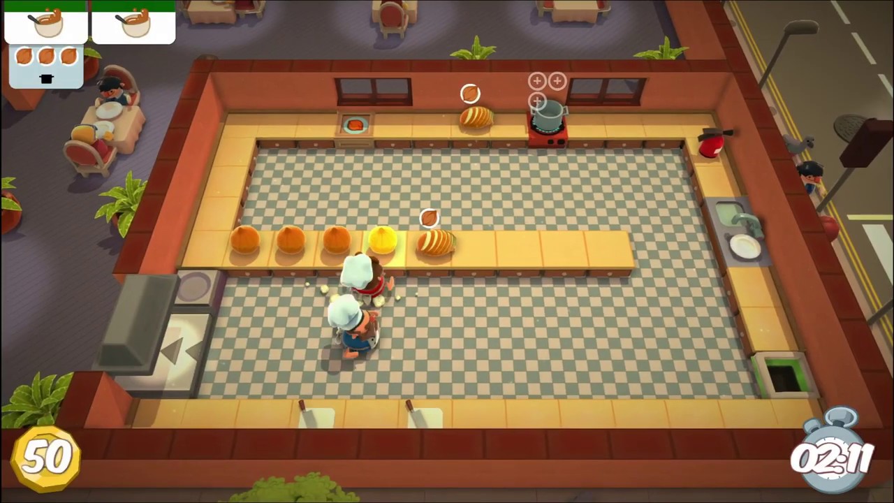 Overcooked 1 Level 1-1 - YouTube