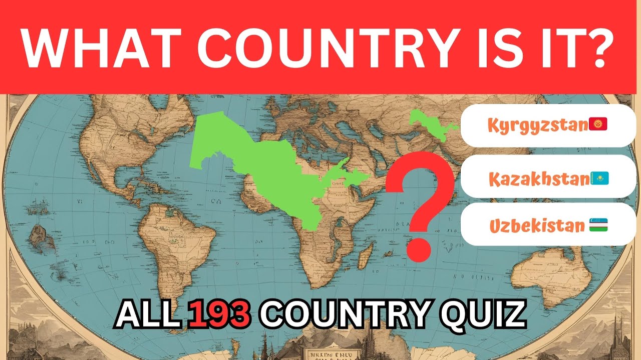 Geography Quiz Challenge Game | All 193 countries in the world ! Guess ...