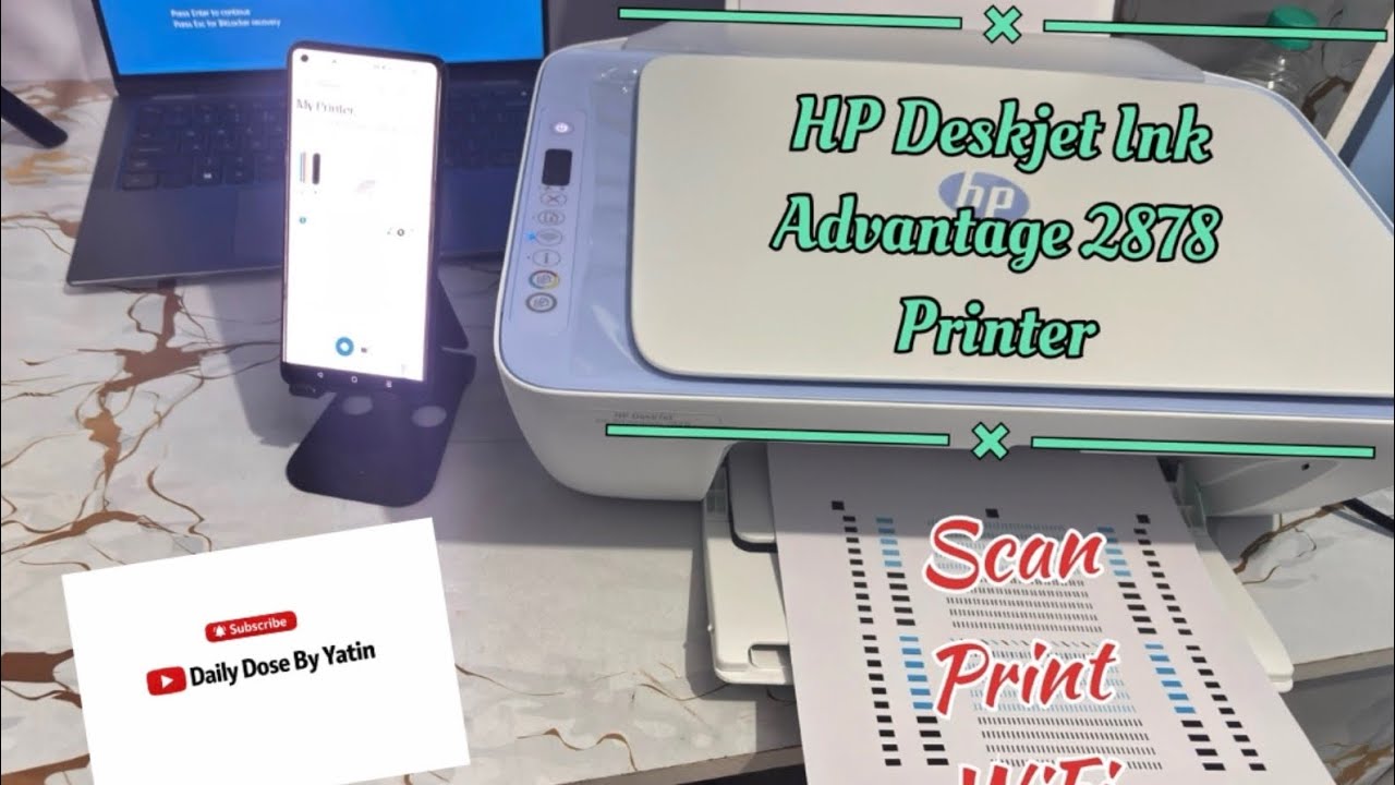 HP Ink Advantage 2878 Unboxing and Installation 2026 (Complete Video ...