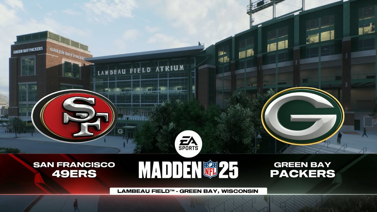Madden 25 - San Francisco 49ers @ Green Bay Packers - Week 12 - YouTube
