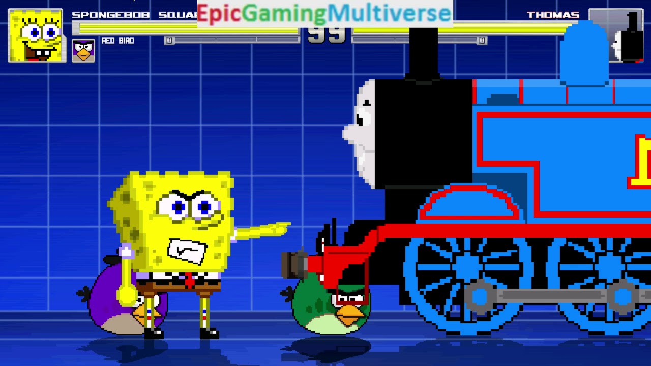 Angry birds spongebob thomas and friends - klklpe