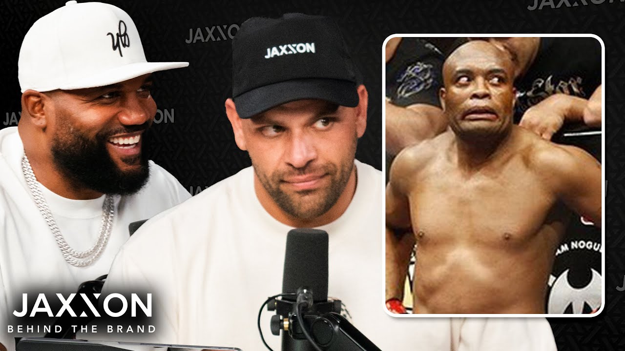 Anderson Silva Spars with Gabe Silva at Jaxxon - YouTube