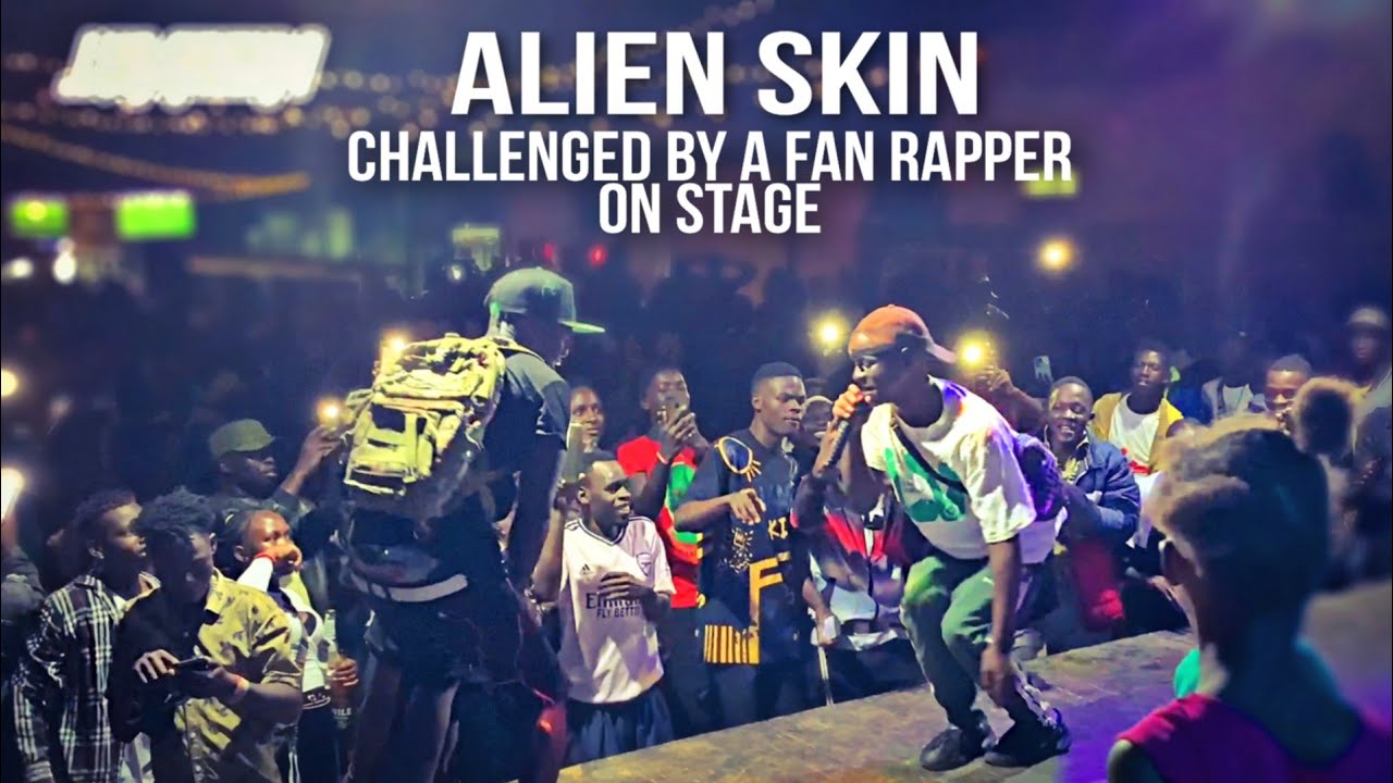 Alien skin challenged By a fan Rapper on Stage [ full Performance ...