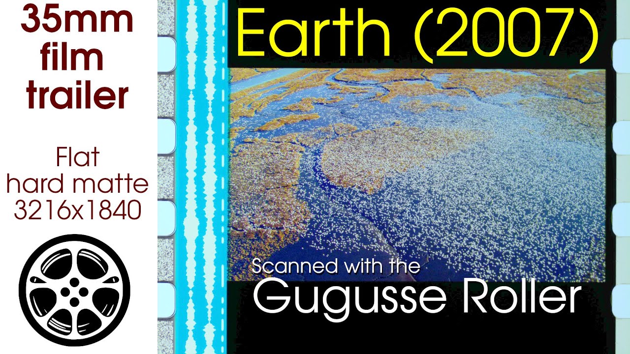 Earth (2007) 35mm film trailer, flat hard matte, 3216x1840 - YouTube
