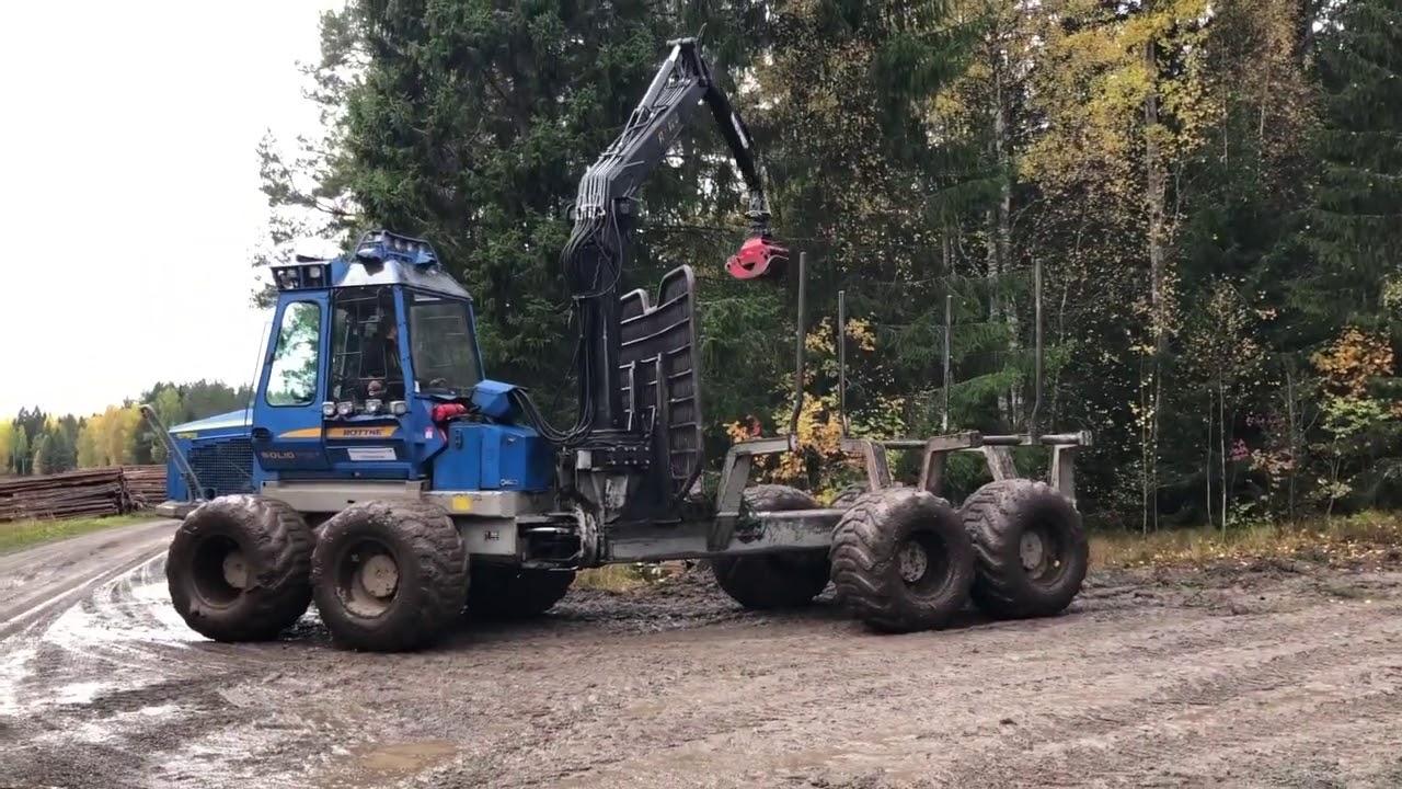 Köp Skogsmaskin Rottne SOLID F12 S 8WD på Klaravik - YouTube