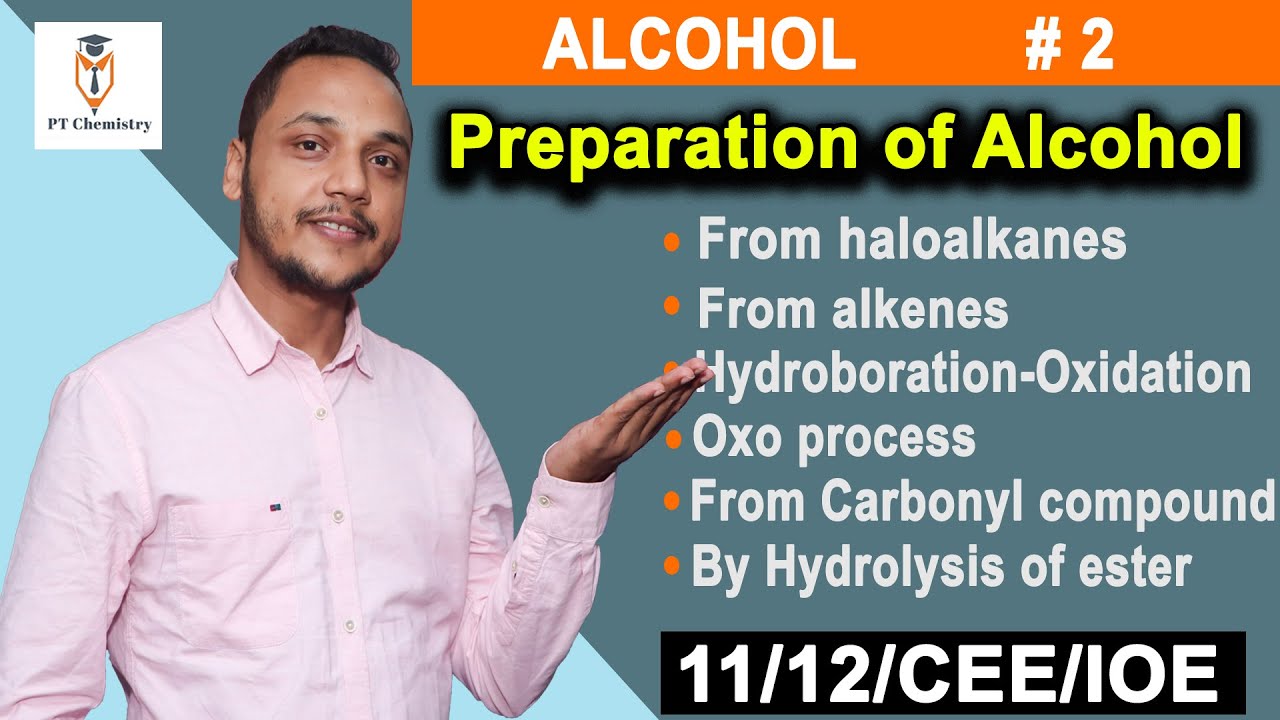 Preparation of Alcohol| Haloalkanes| Alkene| Hydroboration-Oxidation ...
