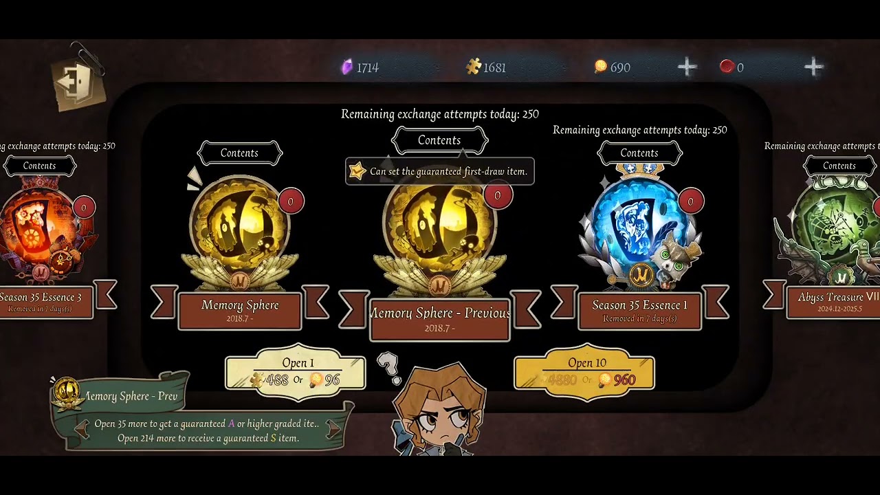 (IDV) A Tier Annubis Bane - x3 Memory Sphere x2 Season Essense - YouTube