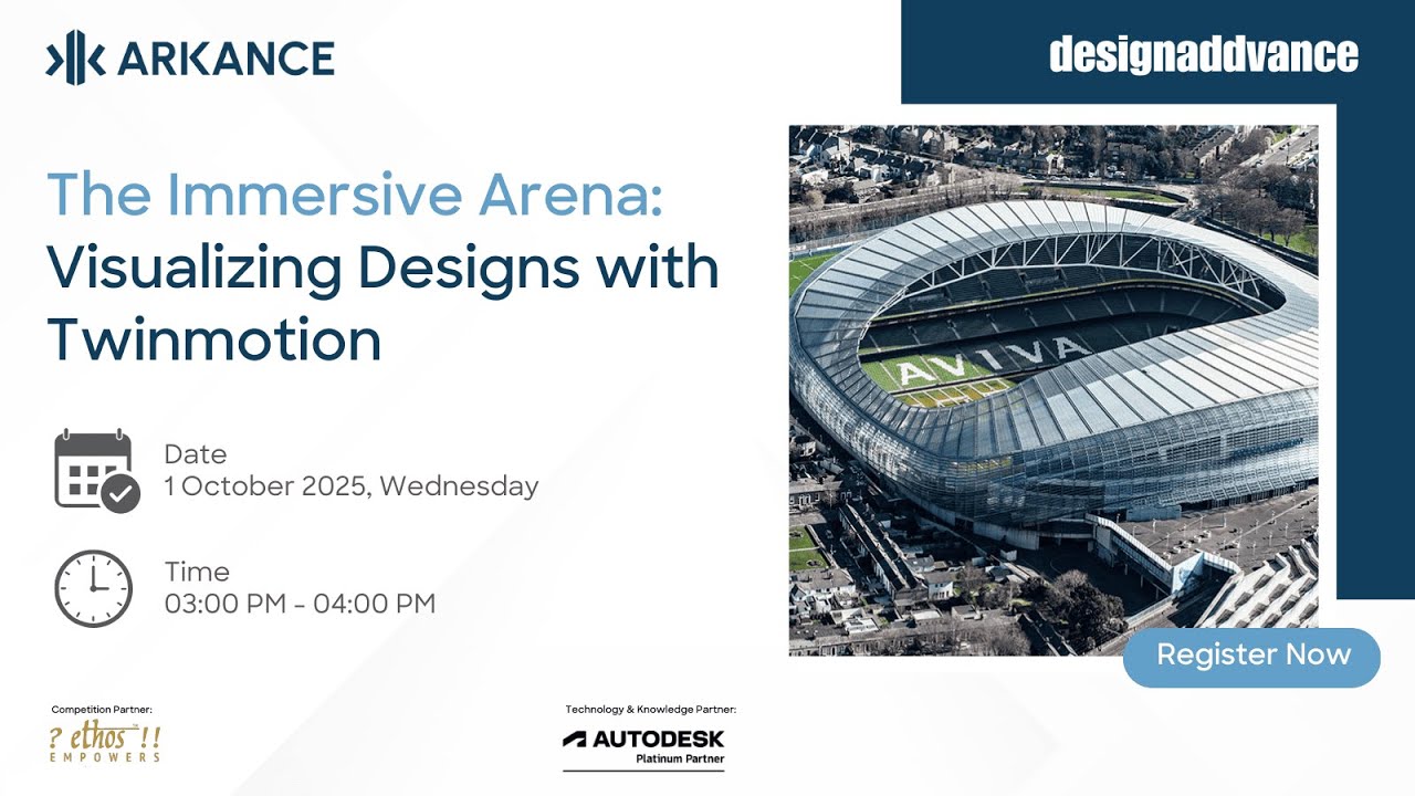 The Immersive Arena Visualizing Designs with Twinmotion - YouTube
