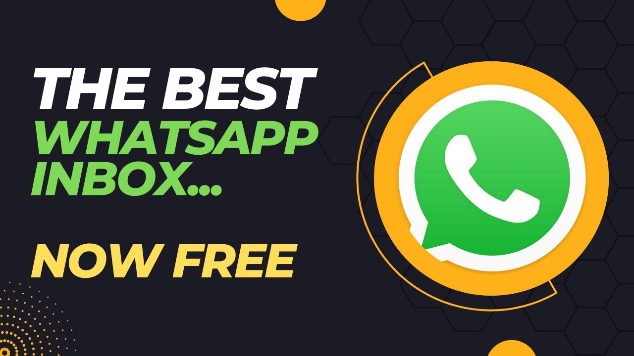 The best FREE Inbox for WhatsApp Multi Agent - YouTube