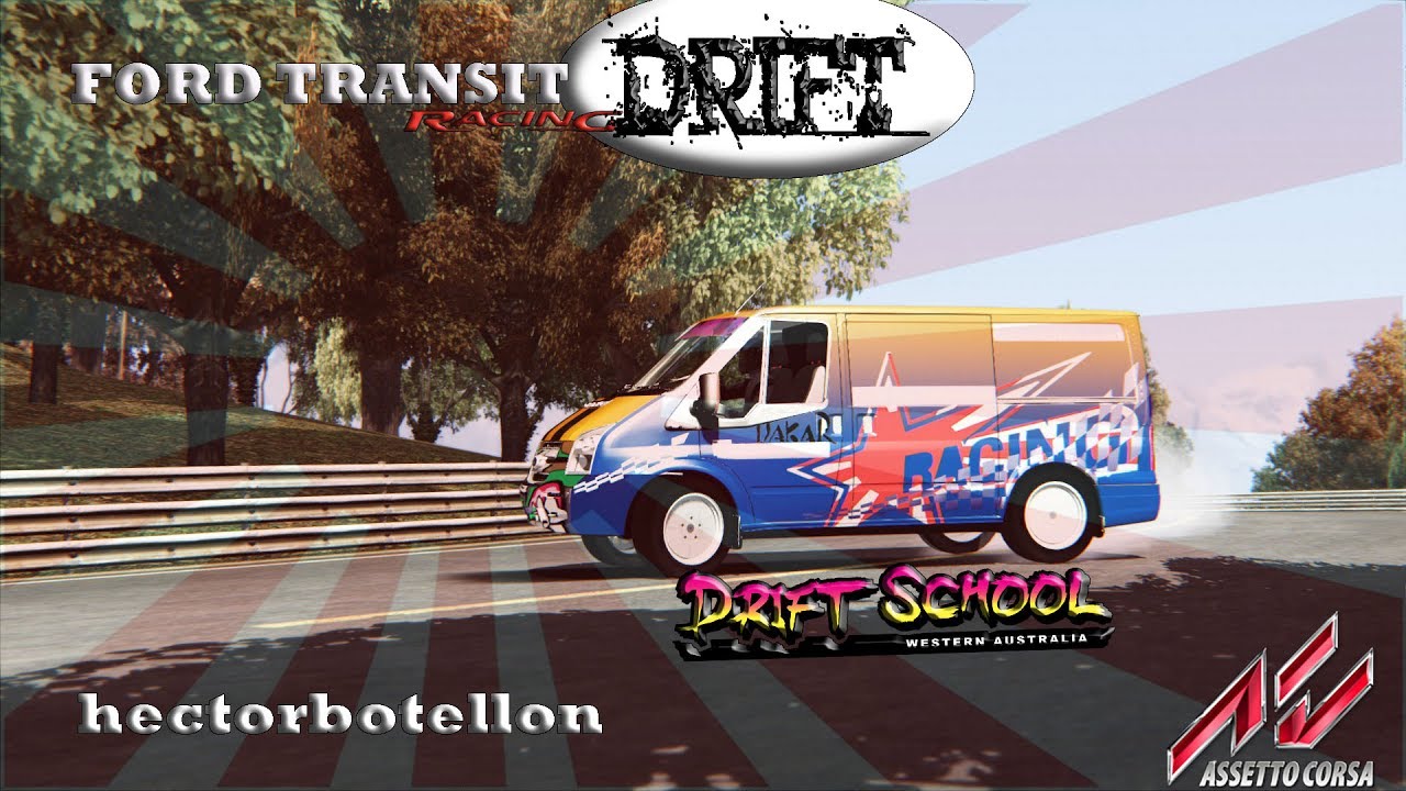Assetto Corsa Ford Transit Drift en Haruna - YouTube
