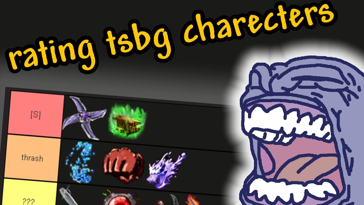 ranking {TSBG} characters - YouTube