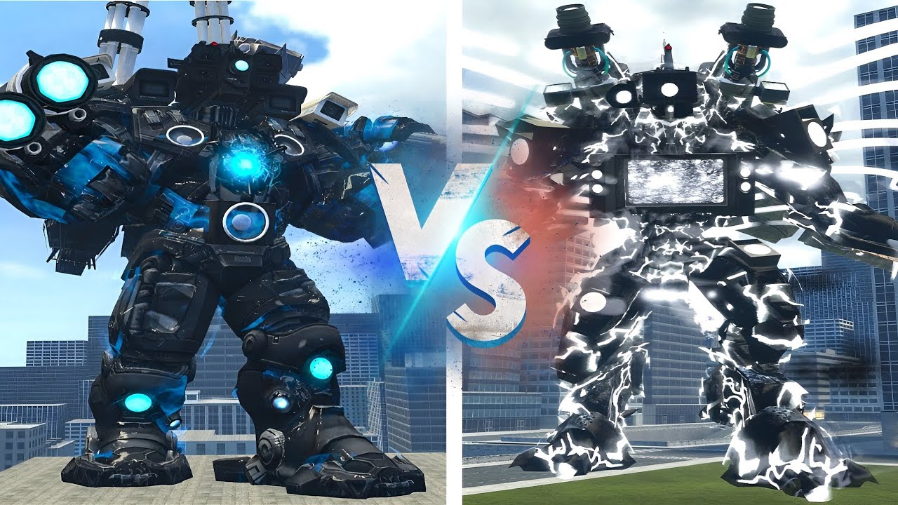 NEW UPGRADED WHITE TRI-TITAN VS NEW SUPER UPGRADED TITAN CAMERAMAN In ...