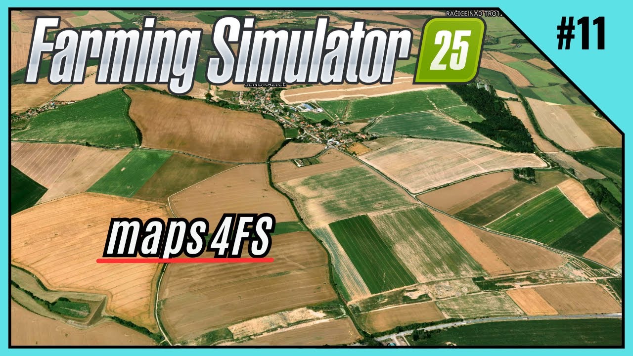 NÁVOD #11 FS25 - maps4FS VYTVOŘ SI VLASTNÍ REALISTICKOU MAPU DO FARMINGU CZ/SK - YouTube