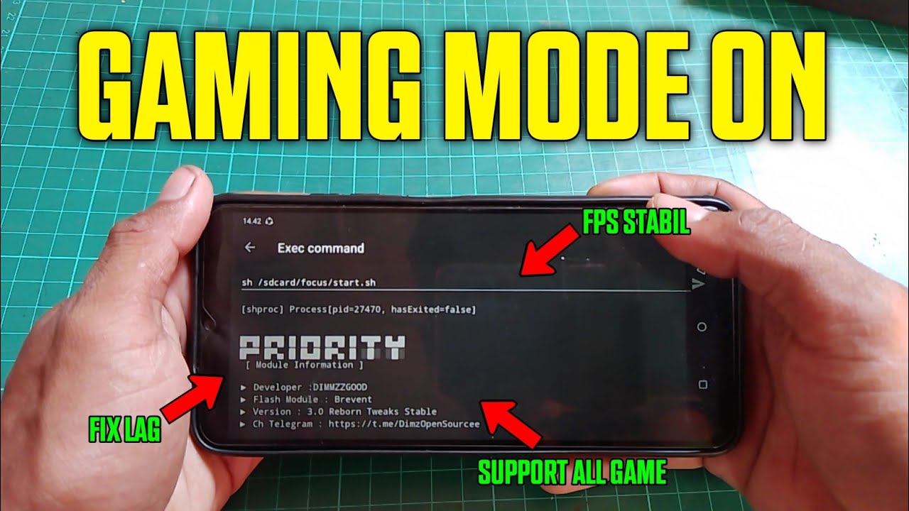 GAMING AUTO SMOOTH🔥 UPDATE Focus Game Priority v3.0 NR - module gaming ...
